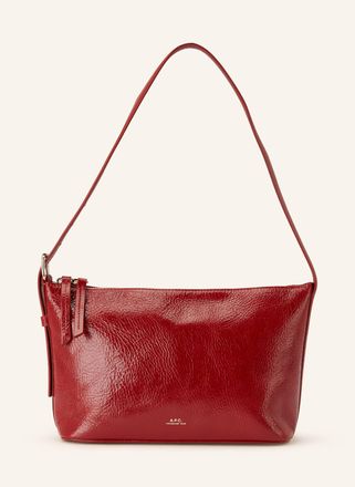 A.P.C. Schultertasche Vera rot
