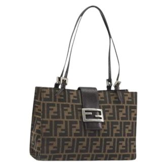 Fendi Sac cabas Zucca Pre-owned - Femme - Pre-owned - Brun - Taille: ONE Size