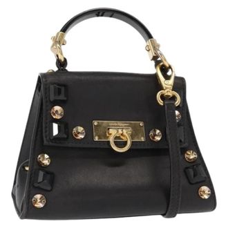 Ferragamo Mini sac Pre-owned - Femme - Pre-owned - Noir - Taille: ONE Size