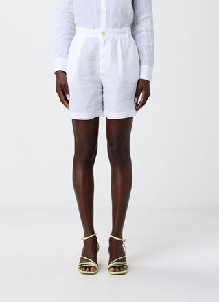 120% Lino Short Femme couleur Blanc
