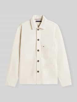 Tommy Hilfiger Regular Fit Hemdjacke aus reiner Baumwolle