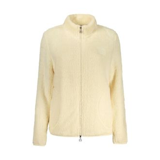 Laura Biagiotti Femme, Sweatshirts et sweats &agrave; capuche, Beige, Taille: 40 FR SweaT-shirt en polyester avec finitions c&ocirc;tel&eacute;es