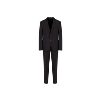 Emporio Armani Tasmania Wollanzug - - Suits - Herren - Grau - 3XL