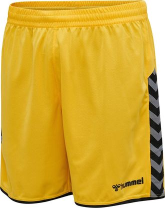 Hummel Authentic Poly Short F8745 gelbschwarz, 2XL Herren