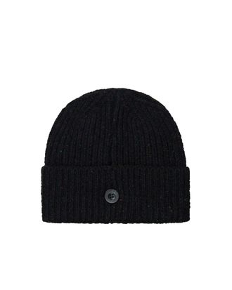 Carhartt Work in Progress Mens Knitted Hat Anglistic Speckled Black 80-20 Wool-Cotton 80/20 Wool/cotton