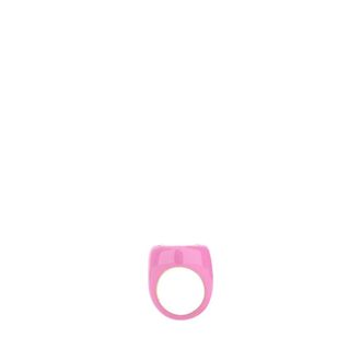 Dans Les Rues Luxus Zwei-Ton Silberring - - Accessories - Damen - Rosa - 49 MM