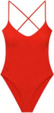 Polo Ralph Lauren Femme, Maillots de bain, Rouge, Taille: 36 FR One-piece