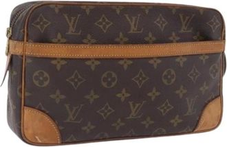 Louis Vuitton Pre-owned Vintage Monogram Clutch - Femme - Pre-owned - Brun - Taille: ONE Size
