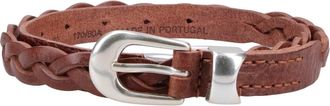 Our Legacy Woven Leather Belt 2 Cm