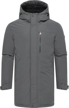 Stone Harbor Herren warmer Wintermantel Parka mit wasserdichten Rei&szlig;verschlusstaschen und verstellbarer, Fleece gef&uuml;tterter Kapuze Phinoo XX Anthracite Gr. XXL