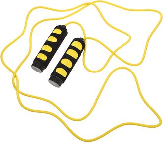 FOMIYES Fitness Springseil mit Schwammgriff Langlebiges Baumwollseil Rutschfest für Drinnen und Draußen Trainingsgerät für Ausdauer und Koordination