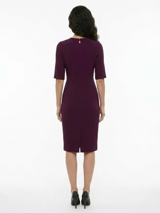 Dolce & Gabbana Womens Purple Acetate Cocktail Dress
