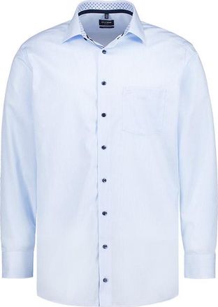 Olymp Herren Hemd blau gestreift