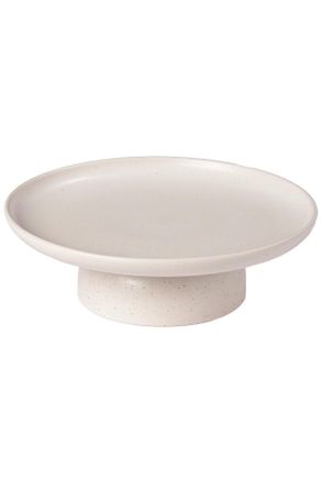 Costa Nova Tortenplatte Pacifica, Creme, Keramik, rund, 9 cm, Handmade in Europe, Backen, Kuchentransportboxen