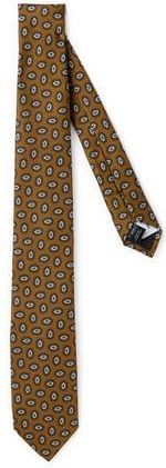 Au Printemps Paris Cravate en soie à motif graphique