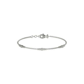 John Richmond Kettenarmband mit funkelnden Akzenten - - Accessories - Damen - Grau - ONE SIZE