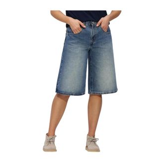 Levi's Femme, Shorts, Bleu, Taille: W27 Super Baggy Jorts