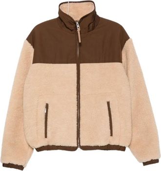 Ami Panelled Fleece Jacket - - Jackets - Herren - Beige - L