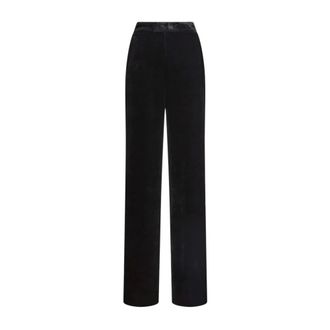 Etro Schwarze- elegante Hose aus Seidenmischung - - Trousers - Damen - Schwarzk - XS