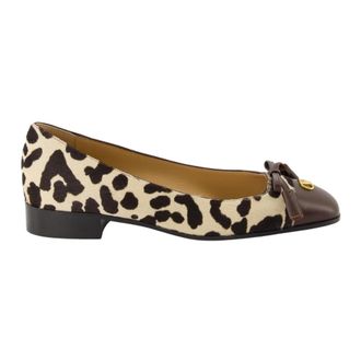 Valentino Garavani Leopardenmuster Ballerinas f&uuml;r Frauen - - Shoes - Damen - Beige - 38 EU