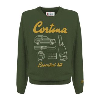 MC2 Saint Barth Heron Sweater - - Knitwear - Herren - Gr&uuml;n - S