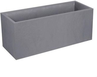 Eda Jardiniere Volcania - 99,5 x 39 x 43 cm - 98 l - Gris galet