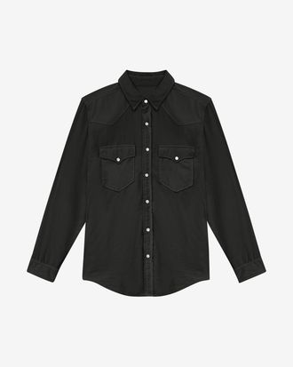 Isabel Marant Chemise Vasco - Homme - Noir D&eacute;lav&eacute; - Tailles - Isabel Marant