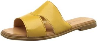 s.Oliver Femme 5-5-27114-38 Sandale Glissante, Jaune, 39 EU