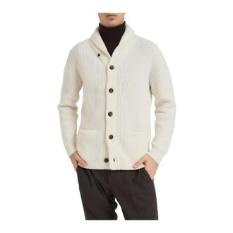 MC2 Saint Barth Homme, Pulls, Blanc, Taille: XL Glasgow Cardigan