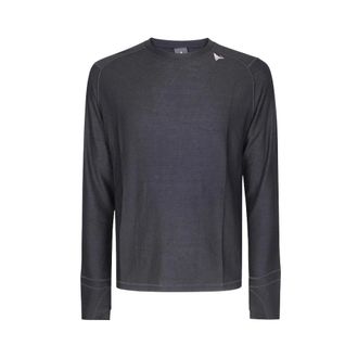 Roa Ashi Wool Tencel Baselayer Langarm - - Sport - Herren - Schwarzk - M