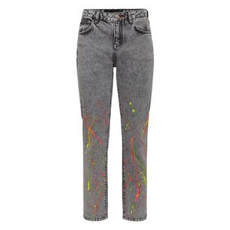 Philipp Plein Damen, Jeans, Grau, W26Gr&ouml;&szlig;e