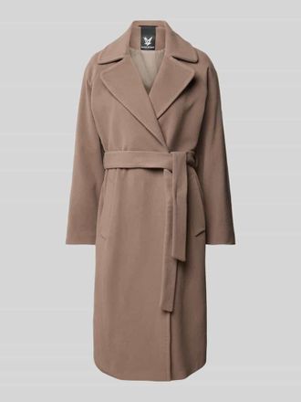 Fuchs Schmitt Schurwollmantel mit Tailleng&uuml;rtel