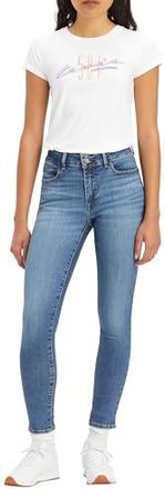 Levi's 711 Double Button Jeans Femme, Blue Wave Mid, 23W / 28L