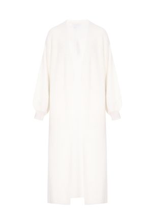 Usha Strickjacke Frauen wei&szlig; meliert