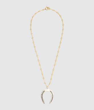 Isabel Marant Sautoir Long Necklace Dore/Silver