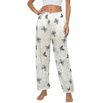 Generic Pantalon Carotte Femme Ronde en Polaire Ete Calecon Portefeuille Tendance Ray&eacute; Fran&ccedil;ais Confort Selvedge Infroissable Professionnel Marque Am&eacute;ricaine 