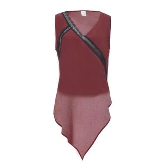 Pinko Top Crepe Style Gauge - - Tops - Damen - Rot - S