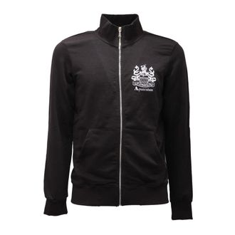 Aquascutum Full Zip Baumwoll-Sweatshirt - - Sweatshirts & Hoodies - Herren - Schwarzk - L