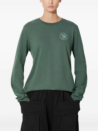 Fj&auml;llr&auml;ven t-shirt &agrave; manches longues - Vert