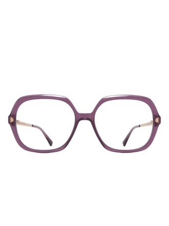 Mykita lunettes de vue Nanna &agrave; monture carr&eacute;e - Violet