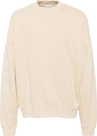 Off-white Sweatshirt mit Logo-Print - Nude