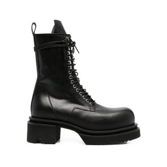 Rick Owens Lace Up Bogun - - Shoes - Herren - Schwarzk - 46 EU