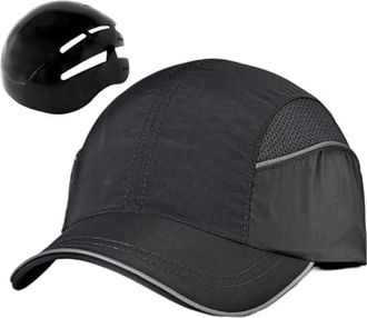 Generic Chapeau de cyclisme, casque de v&eacute;lo r&eacute;glable avec coque amovible, 20 x 11 cm, casquette de sport respirante pour homme et femme, &eacute;quipement dext&eacute;rieur