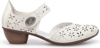 Rieker Halbschuhe Rieker 43786-80 Wei&szlig;