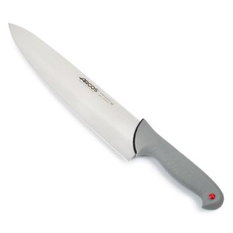 Arcos Chefmesser mit Nitrum Edelstahlklinge 300 mm - Professionelles Mehrzweck-Küchenmesser mit Ergonomischem Griff aus Polyoxymethylen (POM) - Schwarz, Ser
