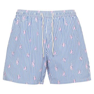 Saint Barth Homme, Maillots de bain, Bleu, Taille: S Lighting Micro Stretch Swim Shorts