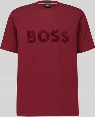 HUGO BOSS Regular Fit T-Shirt aus Baumwollmix