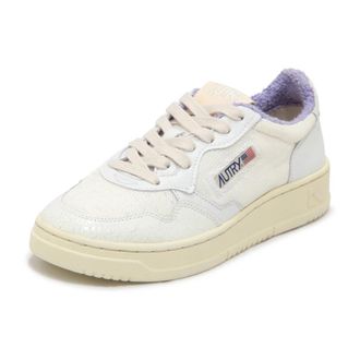 Autry Medalist Low Vintage Effect Schuhe - - Shoes - Damen - Wei&szlig; - 37 EU