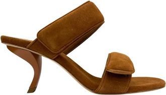 Gia Borghini Femme, Chaussures, Brun, Taille: 38 EU Fumiko 50mm Heel Straps Mule