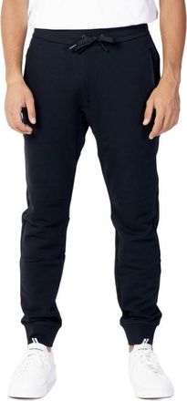 A|X Armani Exchange Mens Drawstring Jogger with Zip Pockets Casual Pants, Navy, 31-35